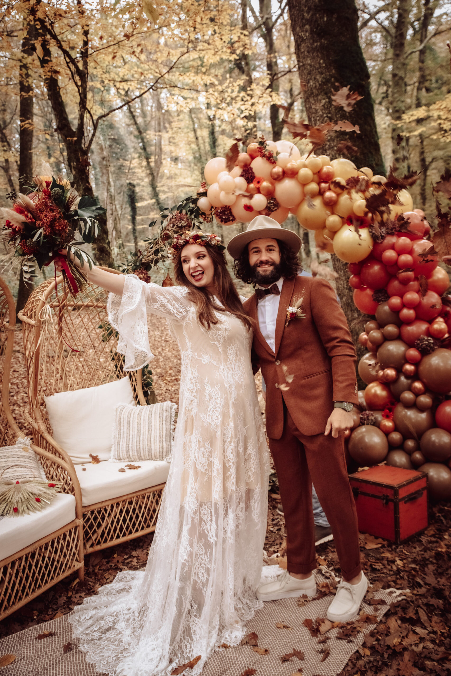 Terracotta suit wedding 60 photos - Astyledwedding.com