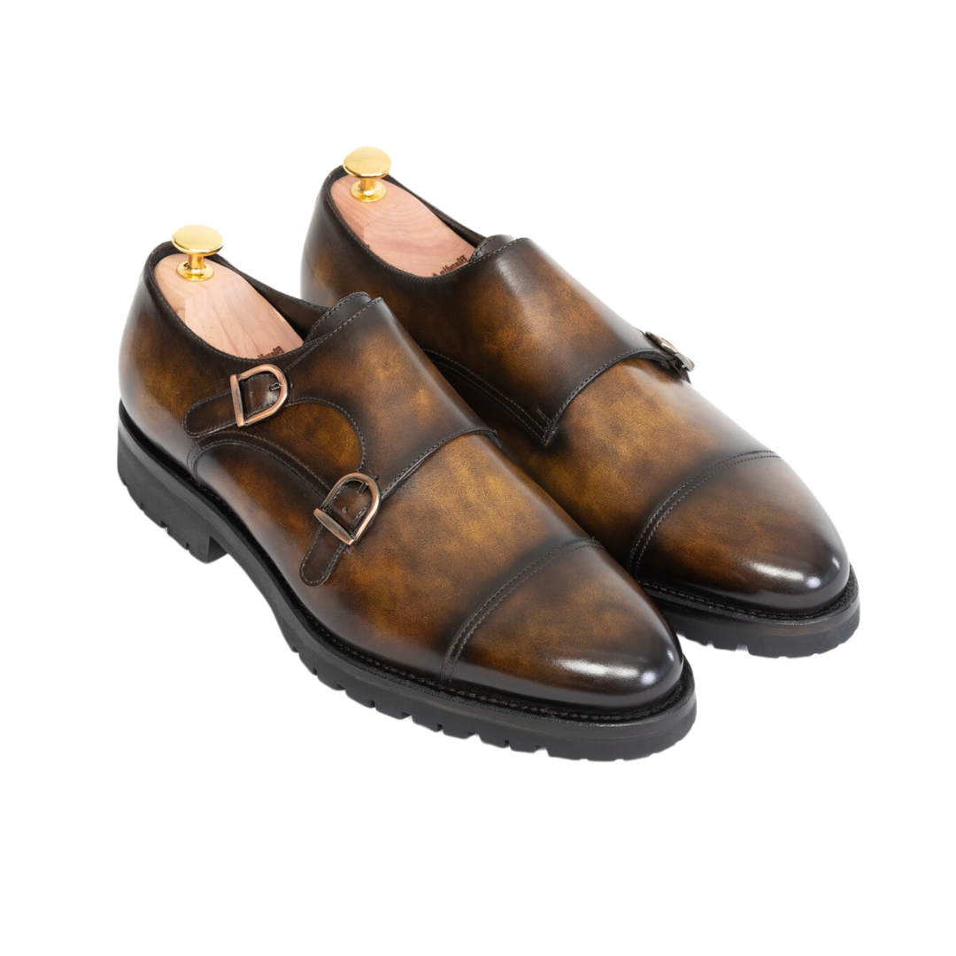 Brown double buckle - Blandin & Delloye