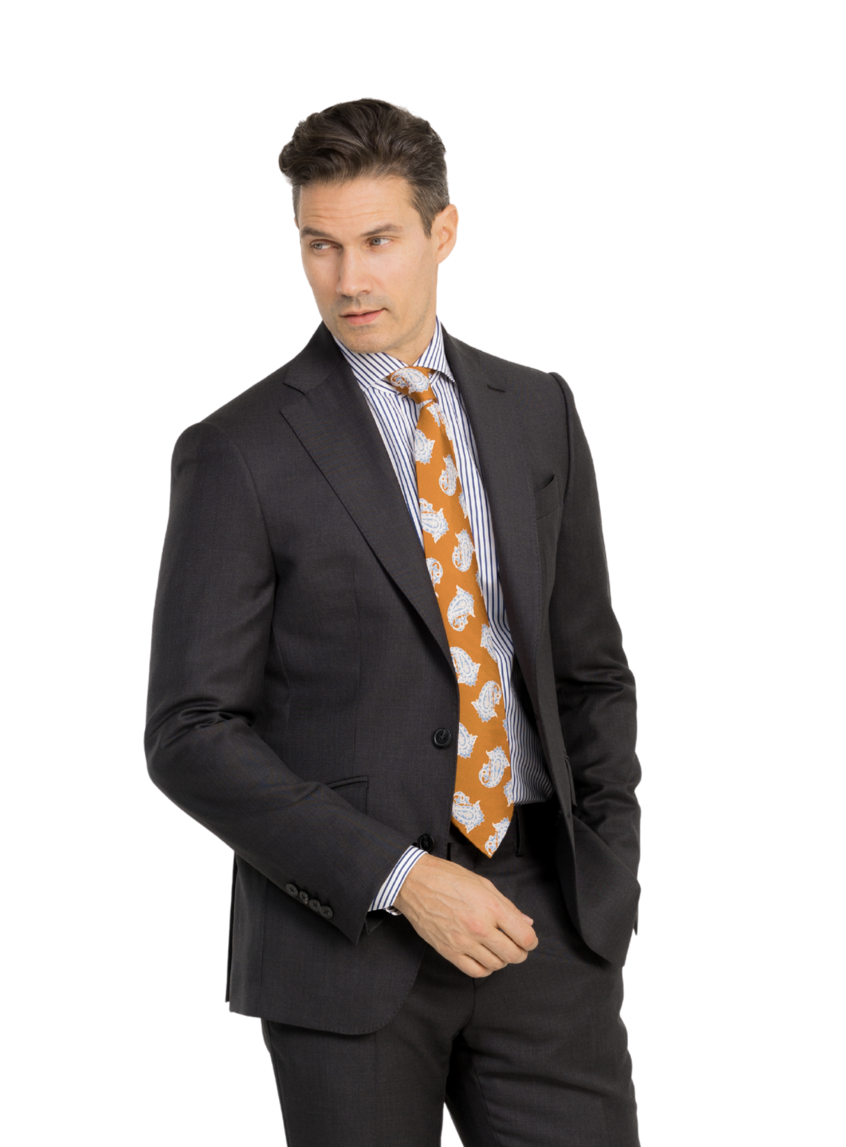 Costume 2 PIÈCES Zignone gris anthracite - Blandin & Delloye